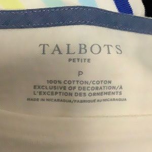 Talbots | Tops | Authentic Talbots Teeyork Harbor Stripe | Poshmark